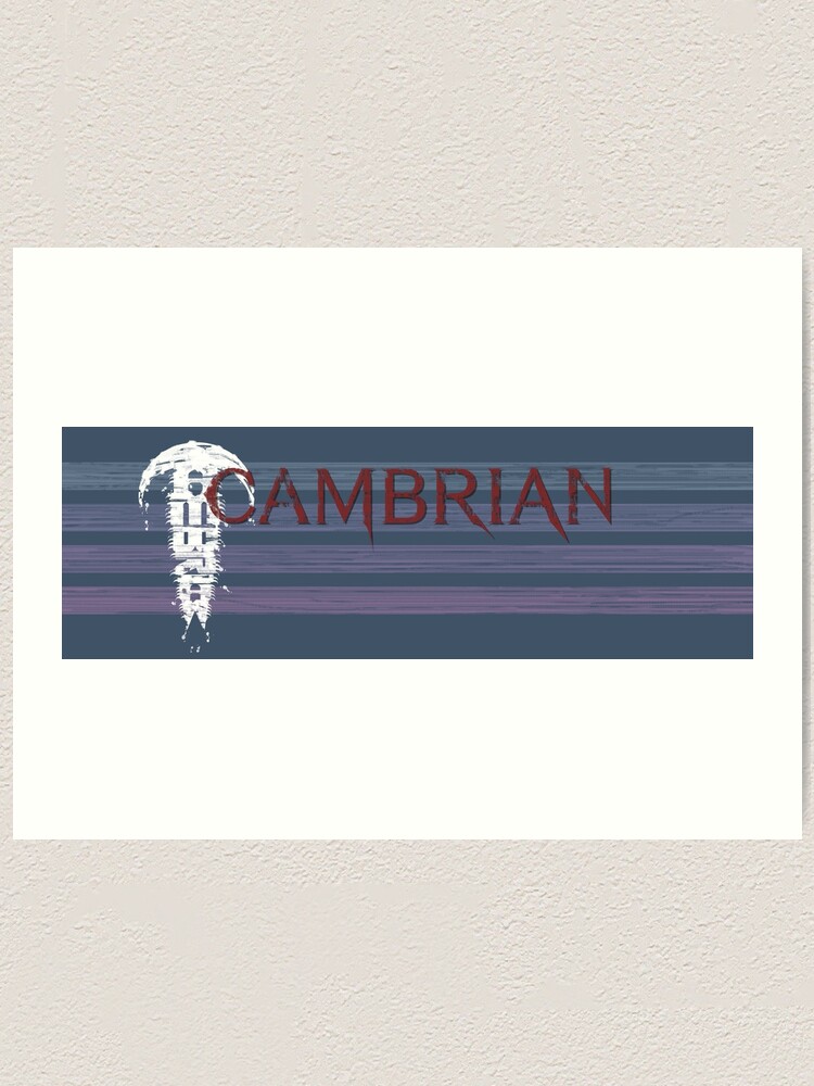 "Striped Cambrian Logo" Art Print for Sale by FreekRooijakker | Redbubble