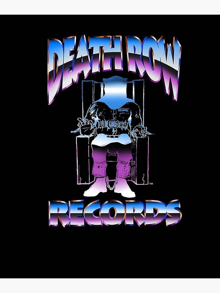 "Lover Gift Death Row Records Chrome Logo" Art Print for Sale by ...