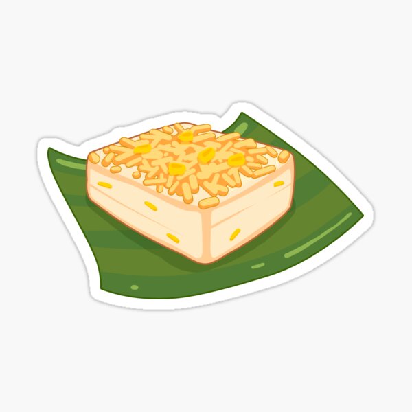 "Pinoy Favorites: Maja Blanca" Sticker for Sale by dnielle-river ...