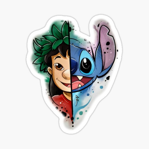 "both lilo and stitch HELLO" Sticker for Sale by WEShop23 | Redbubble