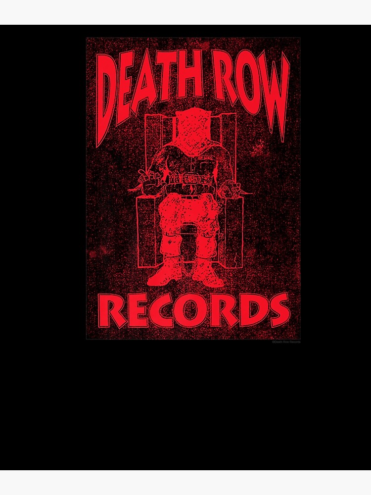 "Vintage Death Row Records Logo Distressed Black Box" Art Print for ...