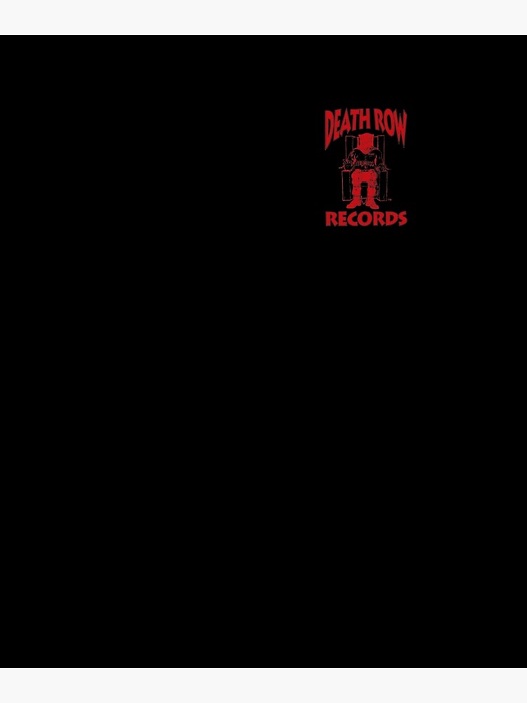 Lámina metálica «Lover Death Row Records Logo de la fila roja sobre ...