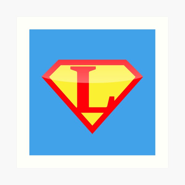 "Superhero symbol. Letter L logo." Art Print for Sale by waldemart ...