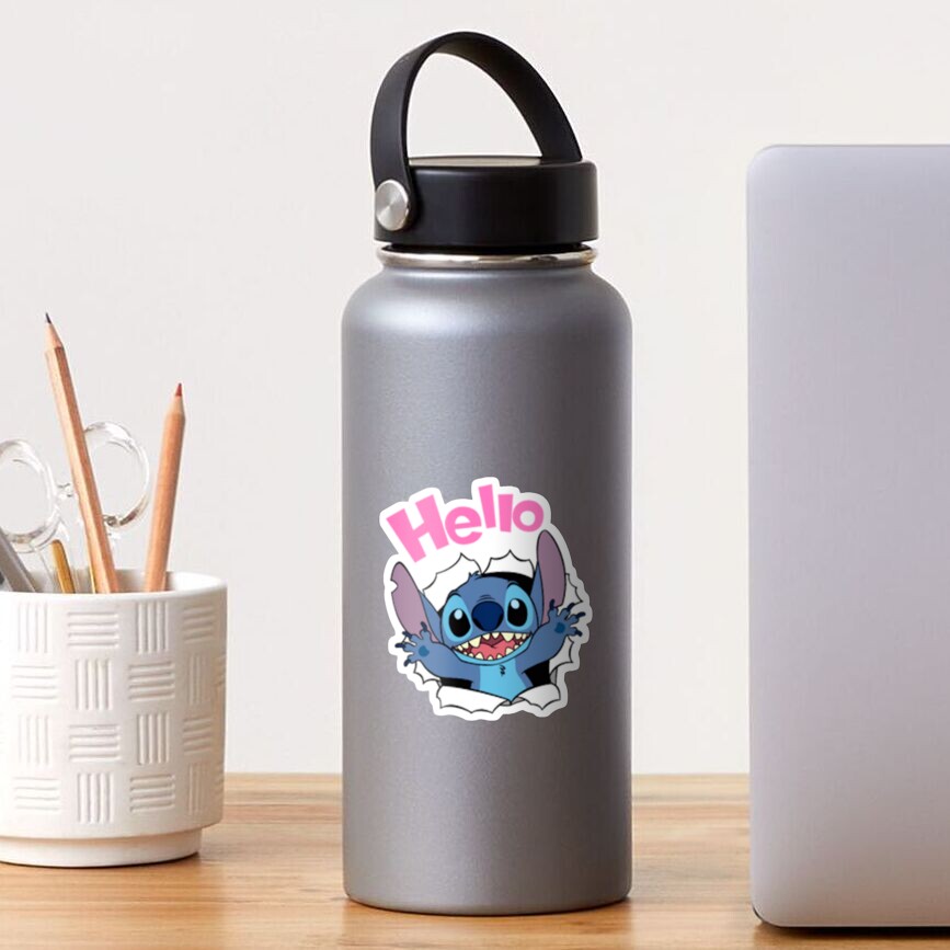 "really cute lilo and stitch HELLO" Sticker for Sale by WEShop23 ...