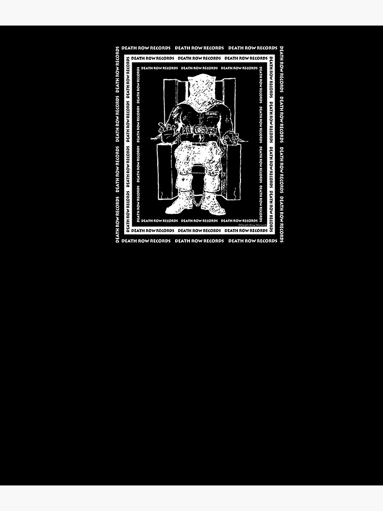 "Gift Retro Death Row Records Wrap Around Text With Logo" Poster by ...