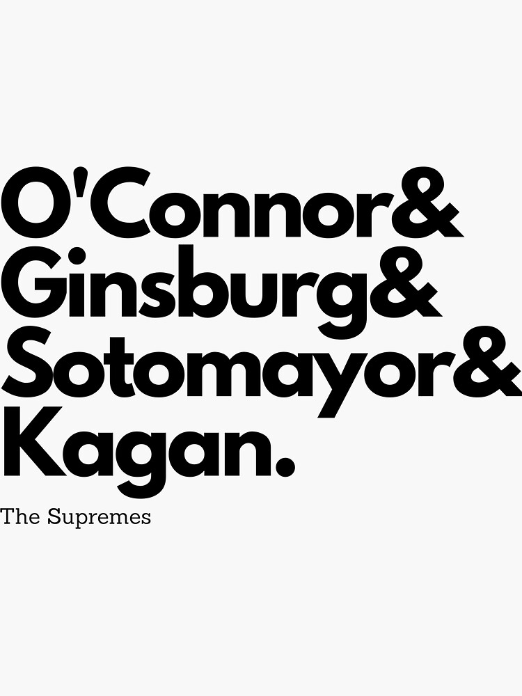 "The Supremes" Sticker by IreneKara | Redbubble