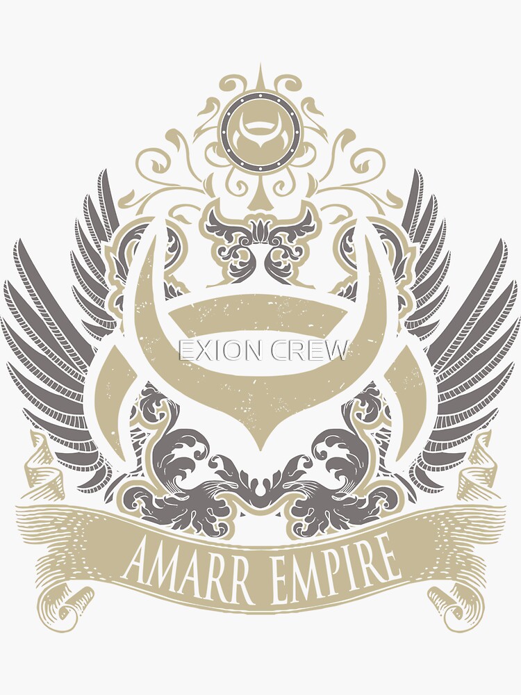 "AMARR EMPIRE - LIMITED EDITION" Sticker for Sale by EXION CREW | Redbubble