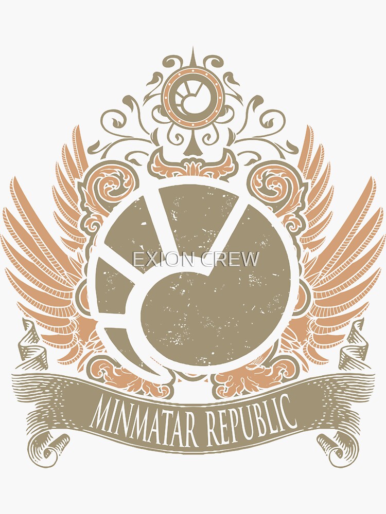 "MINMATAR REPUBLIC - LIMITED EDITION" Sticker for Sale by EXION CREW ...