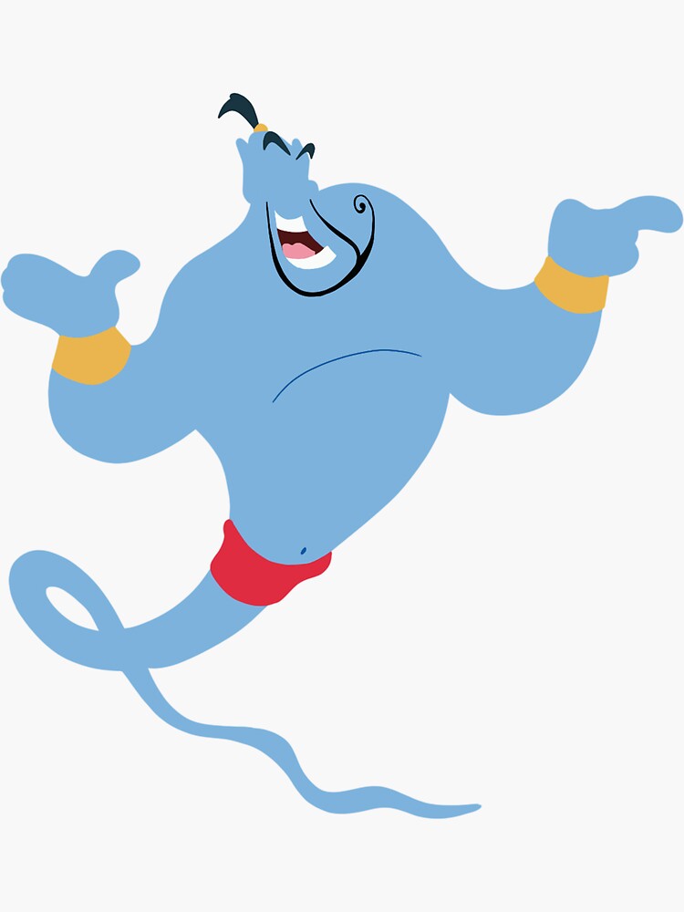 "Genie" Sticker for Sale by frandimiceli | Redbubble
