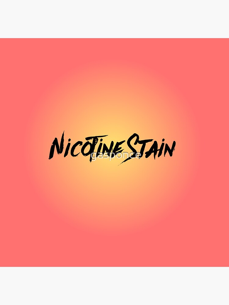 "NICOTINE" Sticker for Sale by gasponce | Redbubble
