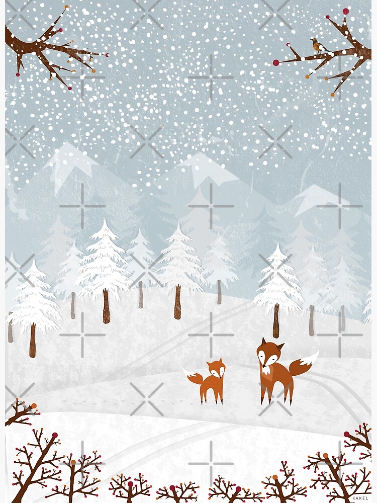 "Snowstorm" Poster for Sale by Kakel | Redbubble