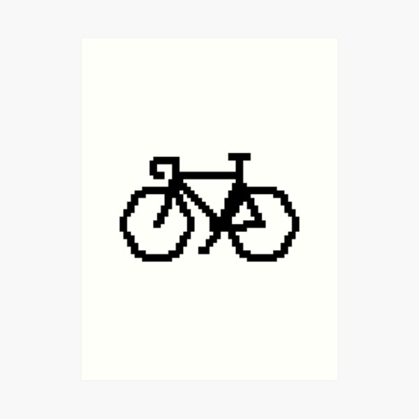 "50x50 Pixel Bike" Art Print for Sale by hadicazvysavaca | Redbubble