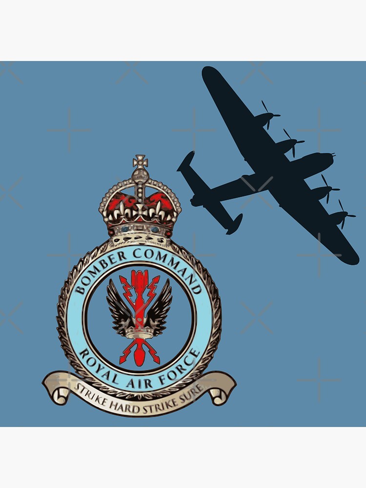 "Bomber Command, Royal Air Force" Sticker for Sale by sirglennbo ...