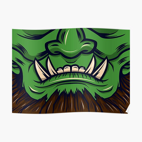 "MOSTER FACE " Poster for Sale by Hsn123 | Redbubble