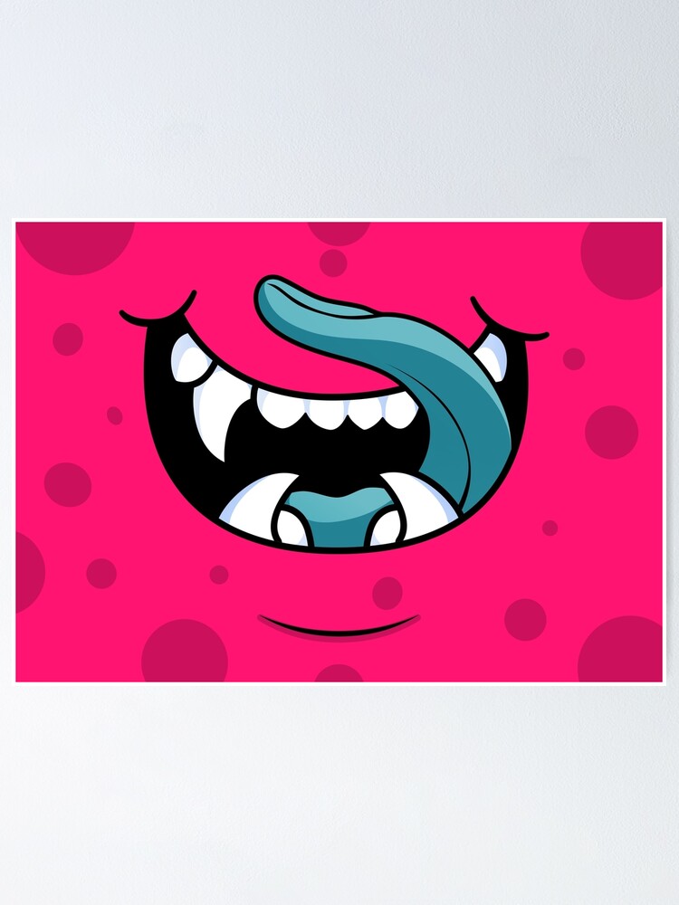"MOSTER FACE " Poster for Sale by Hsn123 | Redbubble