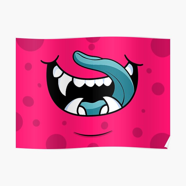 "MOSTER FACE " Poster for Sale by Hsn123 | Redbubble