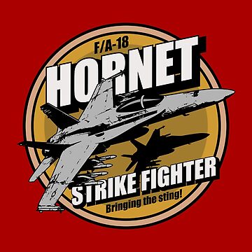 "F/A-18 Hornet" Sticker for Sale by StrongVlad | Redbubble