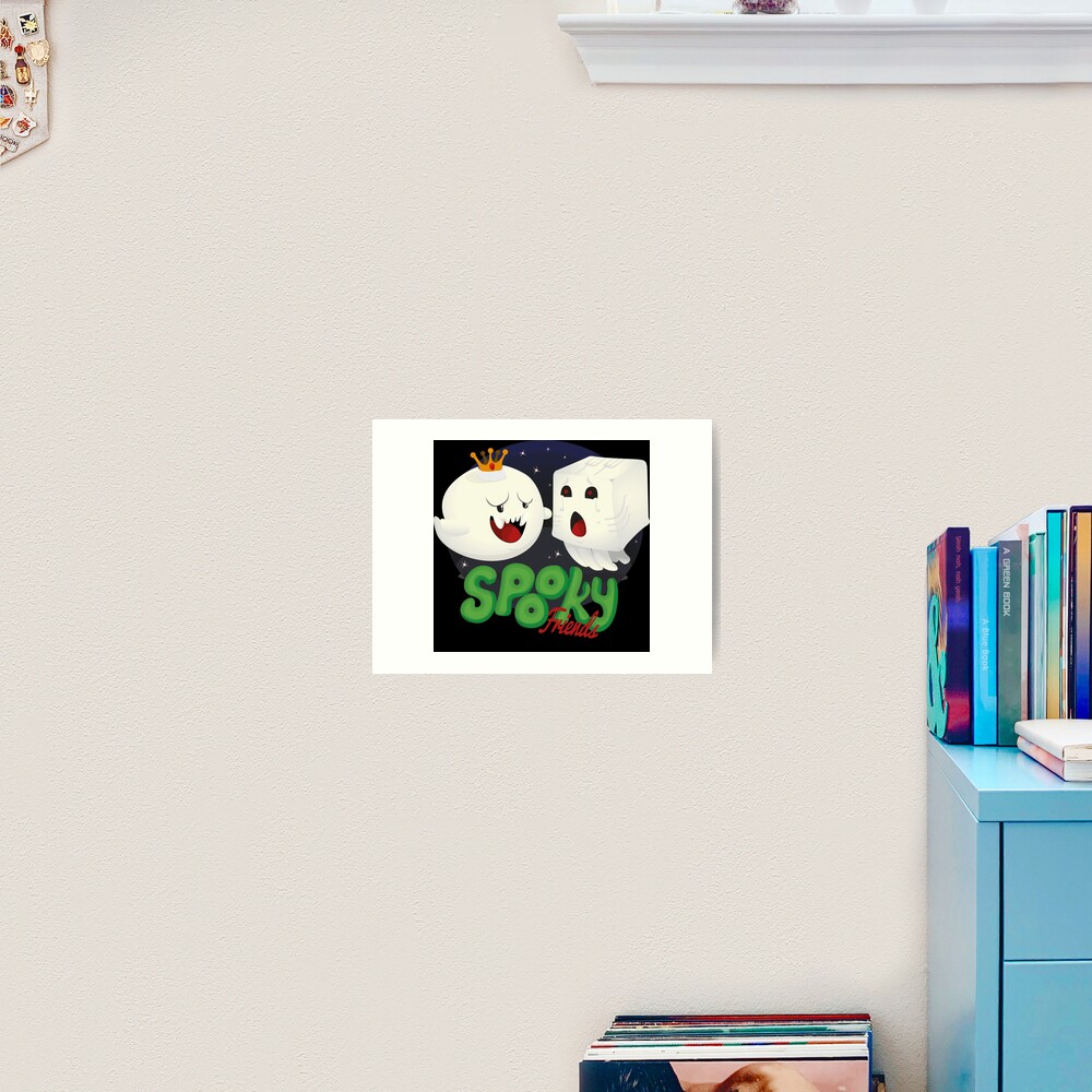 "Spooky friends" Art Print by Mansemat | Redbubble