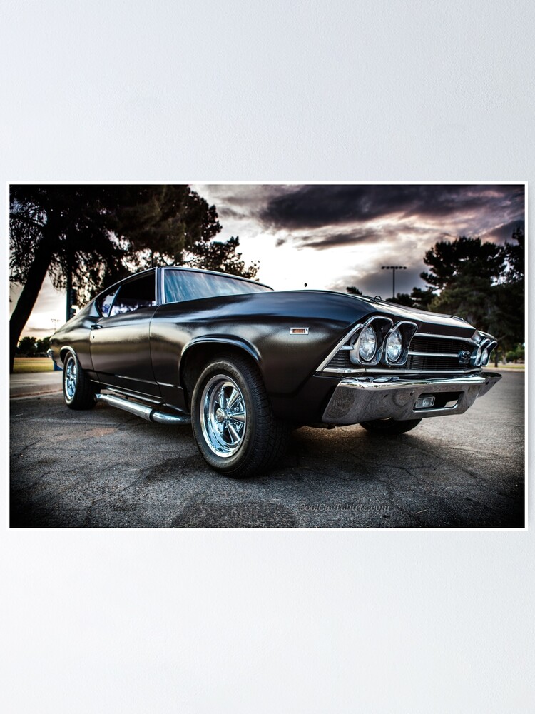 "1969 Chevelle" Poster for Sale by CoolCarVideos | Redbubble