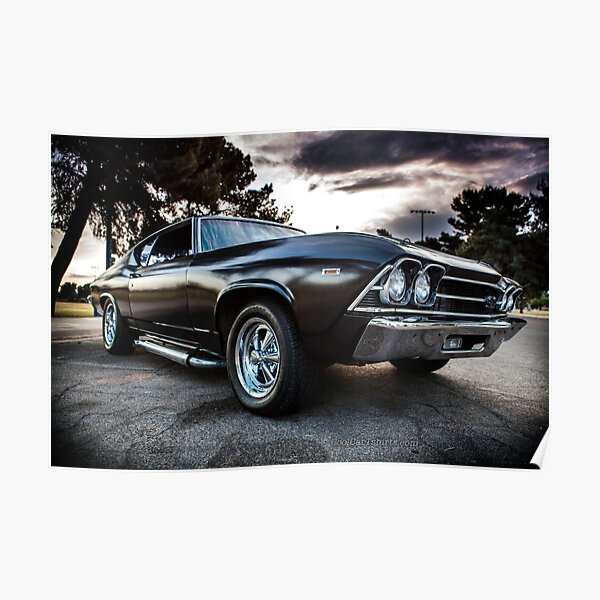 "1969 Chevelle" Poster for Sale by CoolCarVideos | Redbubble