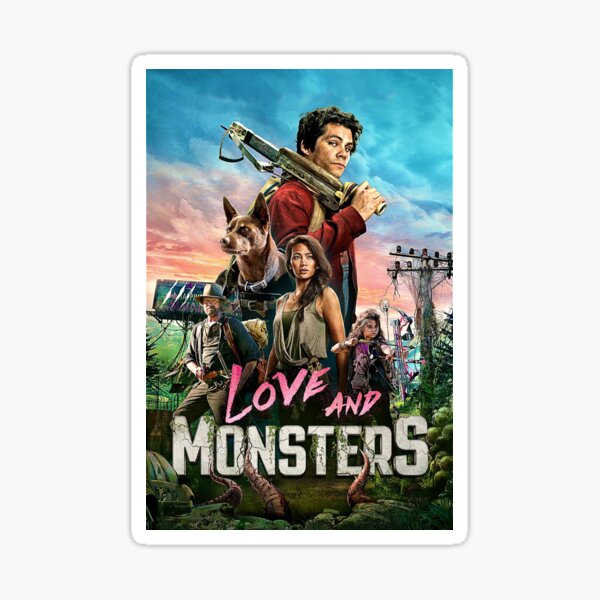 "Love and Monsters" Sticker for Sale by jaykobbsart | Redbubble