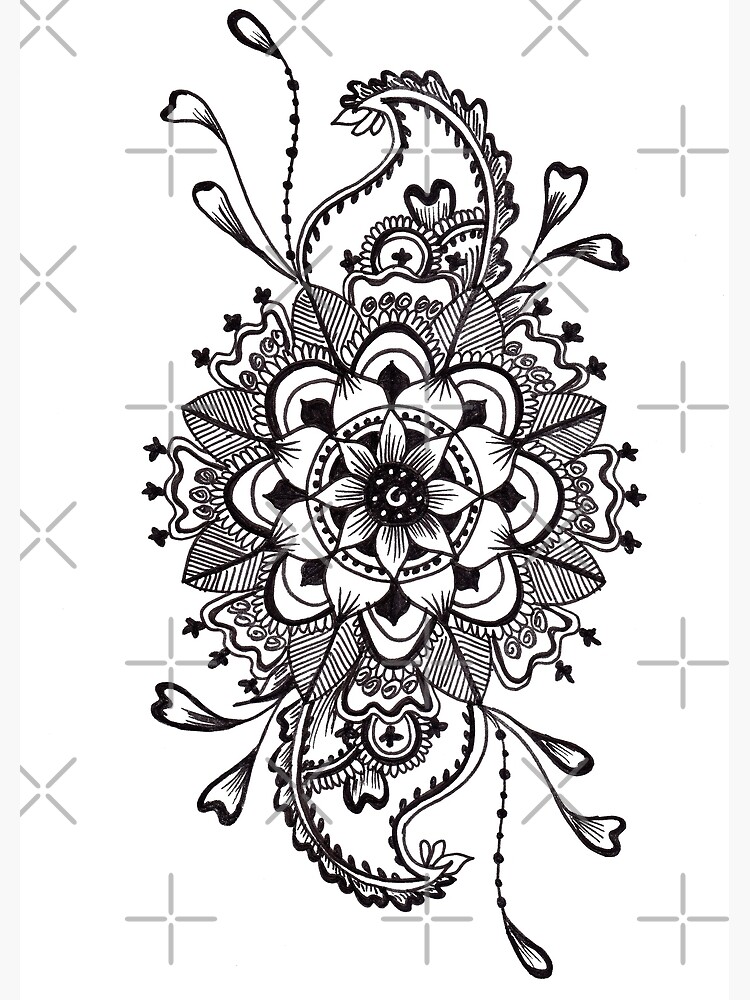 "Henna Art" Poster by MandalaAndMore | Redbubble