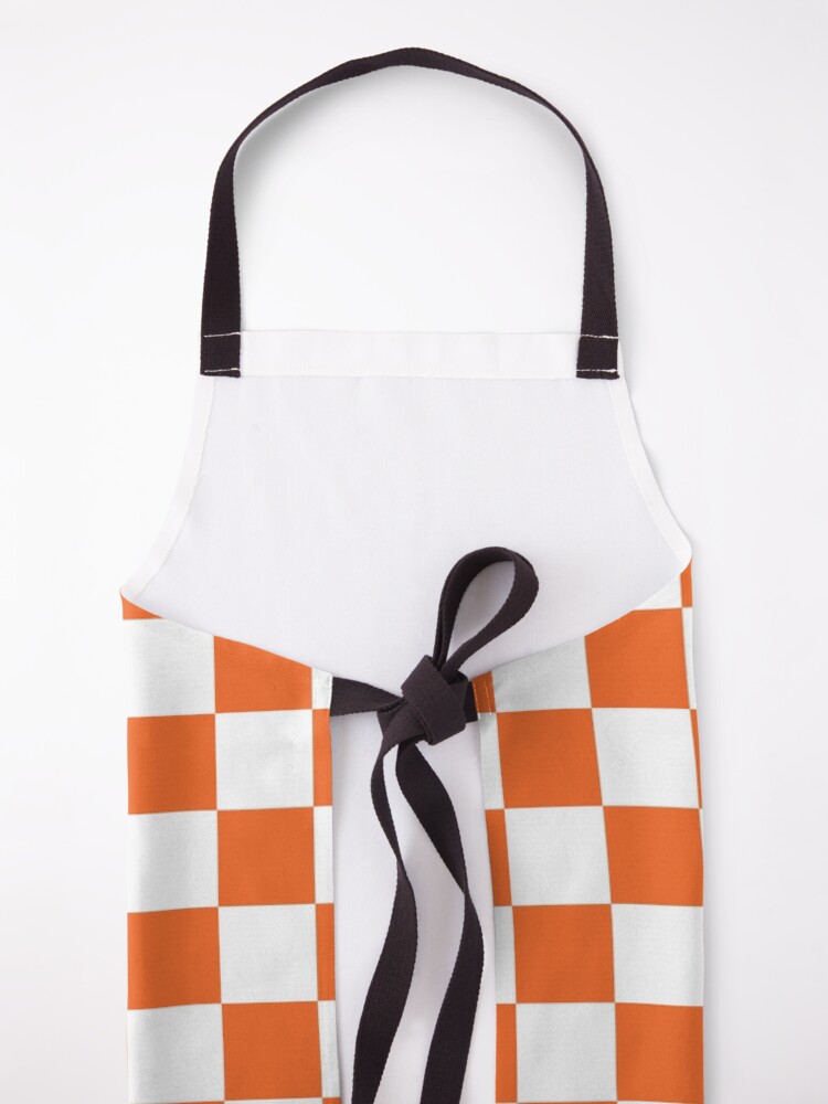 "Tennessee Orange and White Checkerboard" Apron for Sale by ...