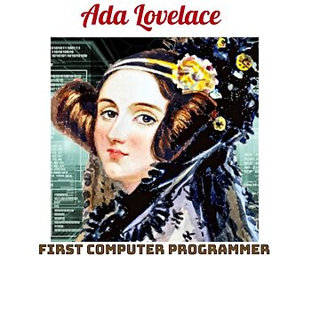 "Ada Lovelace" Sticker for Sale by Anisa Tariq | Redbubble