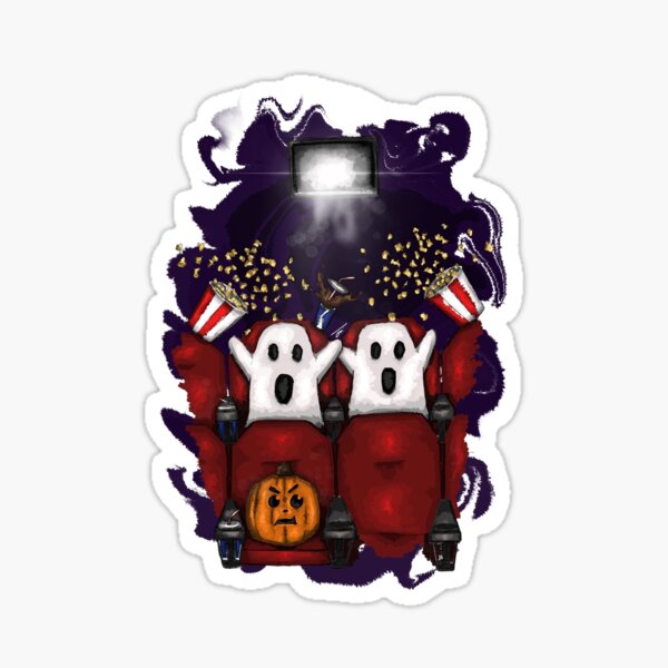 "BOO !!" Sticker by toeieartist14 | Redbubble
