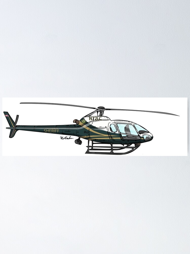 "Eurocopter N72LC Lee County Sheriff Florida" Poster for Sale by ...