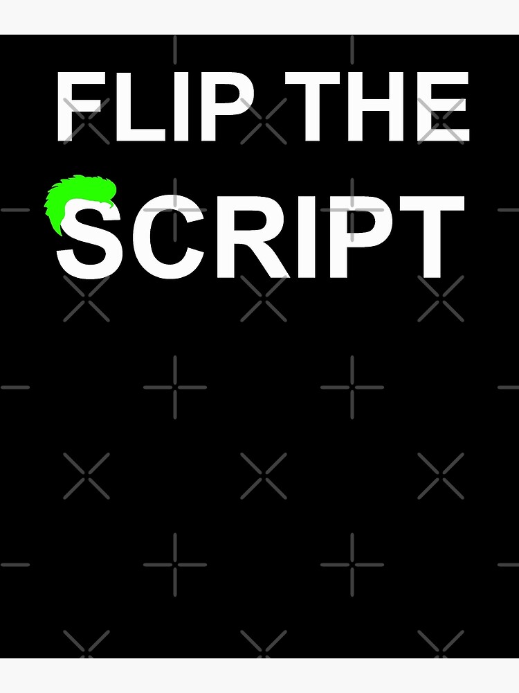 "Flip The Script Empowering Empower Power Hawk Mohawk" Poster for Sale ...