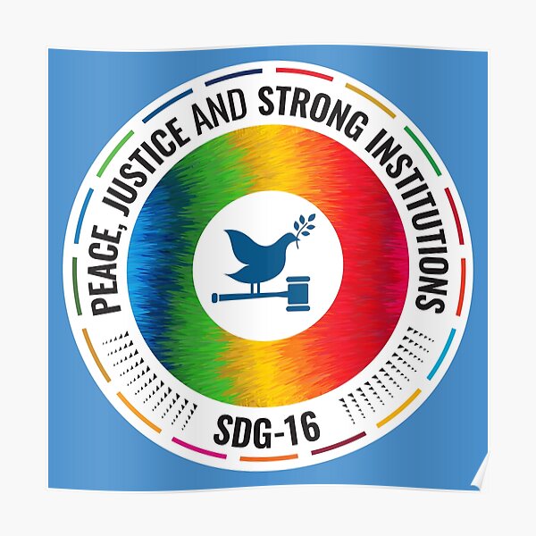 "Global Goal 16 Peace, Justice and Strong Institutions SDGs 2030 ...