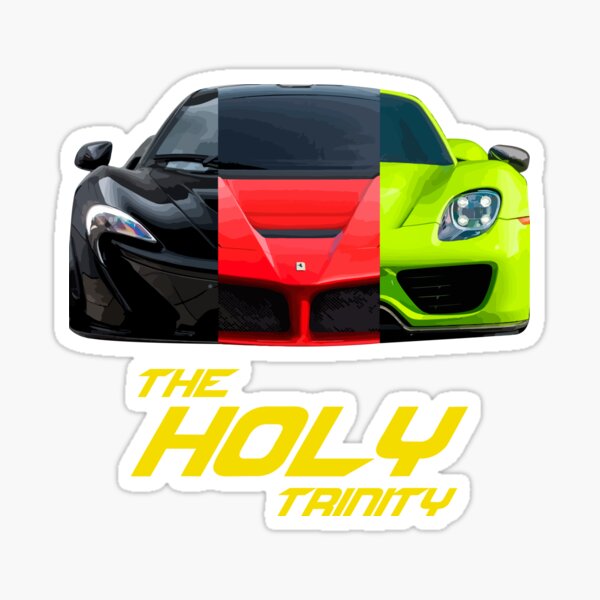 "The Holy Trinity" Sticker for Sale by automotiveguy | Redbubble