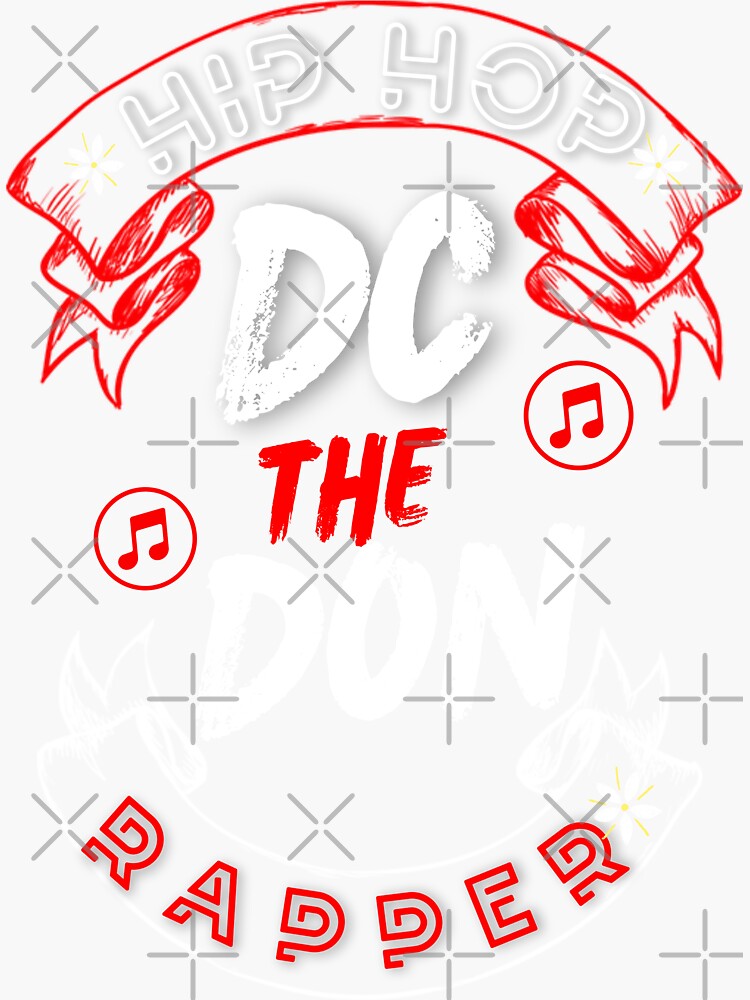 "DC THE DON" Sticker for Sale by Hussain90 | Redbubble