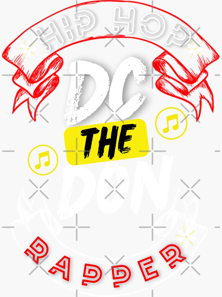 "DC THE DON" Sticker for Sale by Hussain90 | Redbubble
