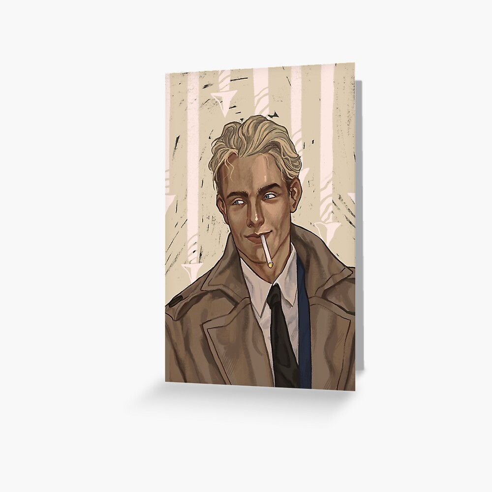 "John Constantine portrait " Greeting Card for Sale by MedievalRave ...
