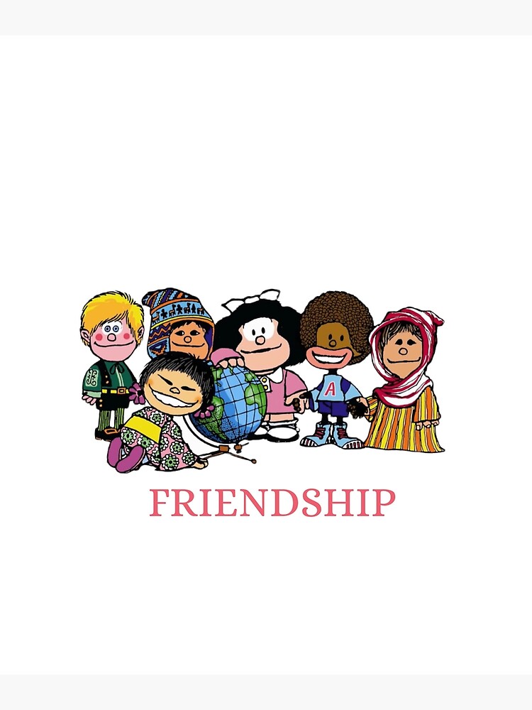 "Mafalda's Friends" Poster for Sale by MinimalistLive | Redbubble