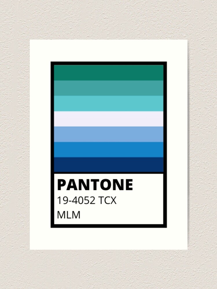 "MLM Pantone Pride Sticker" Art Print by HecateDesigns | Redbubble