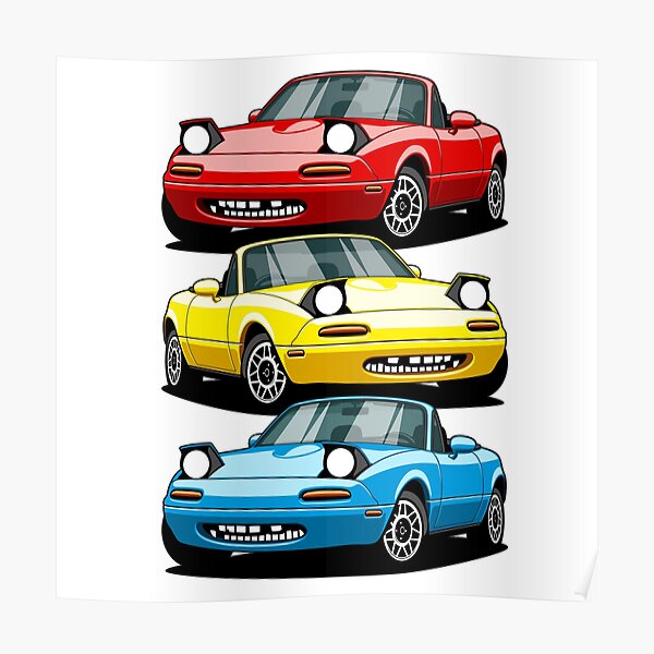 Mazda Miata Posters | Redbubble