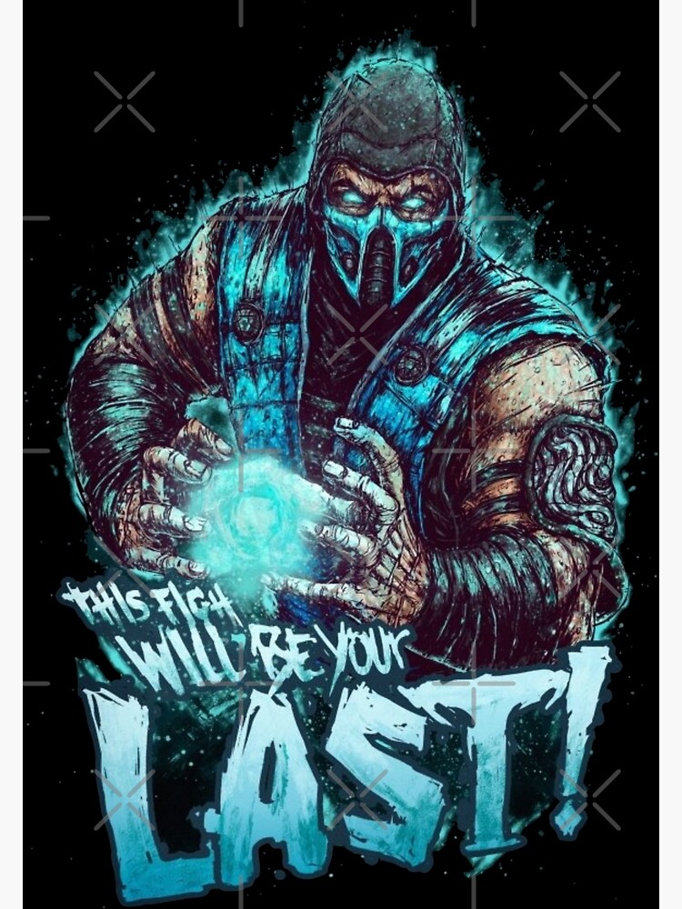 "Sub-Zero Mortal Kombat" Poster for Sale by alessiofano | Redbubble