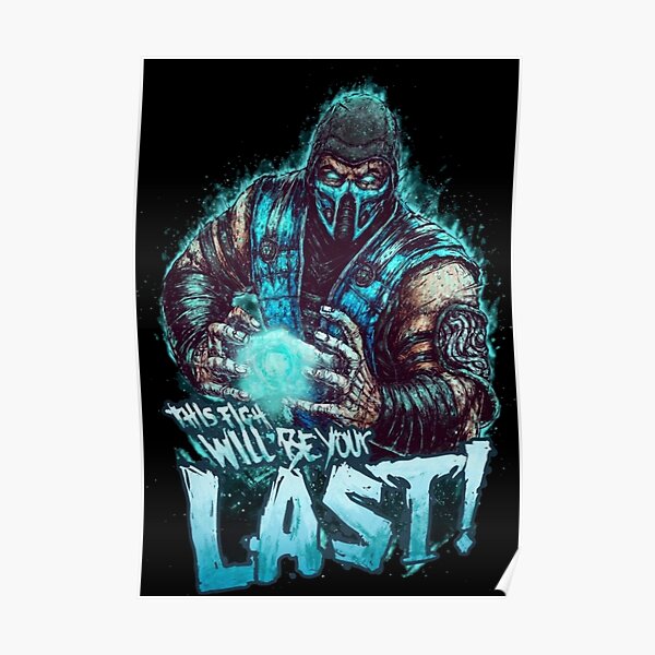 "Sub-Zero Mortal Kombat" Poster for Sale by alessiofano | Redbubble