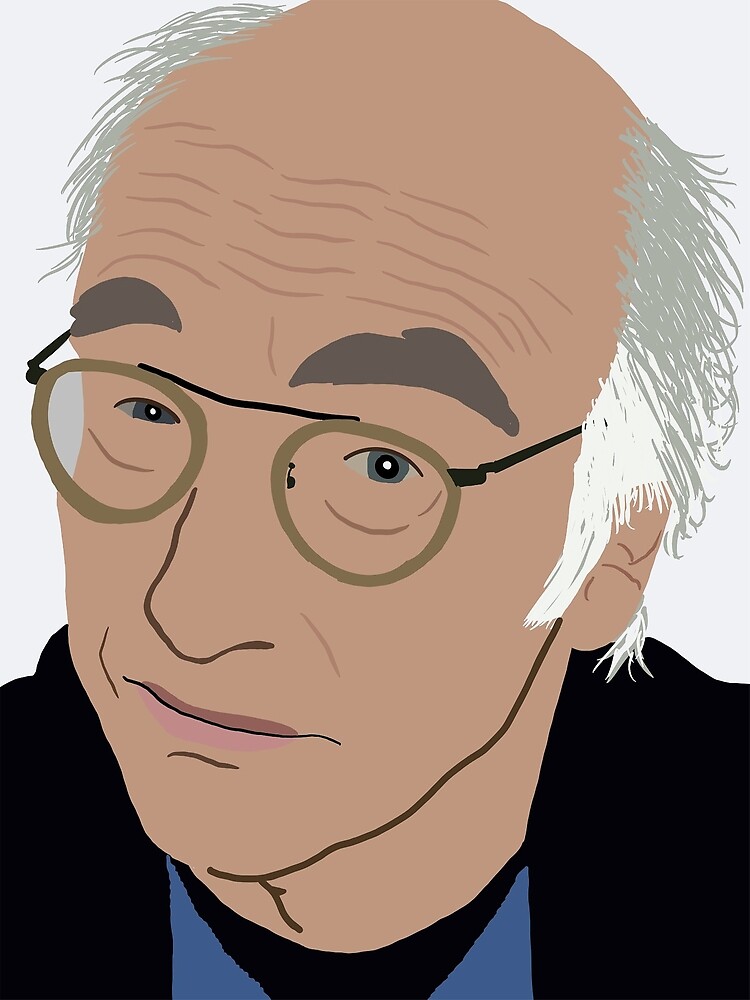 "Larry David Face" Poster by loganmillz1234 | Redbubble