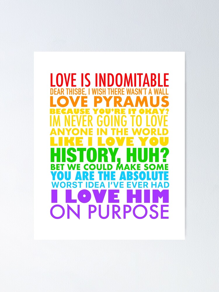 "Red White and Royal Blue Quotes" Poster by ViviRobots | Redbubble