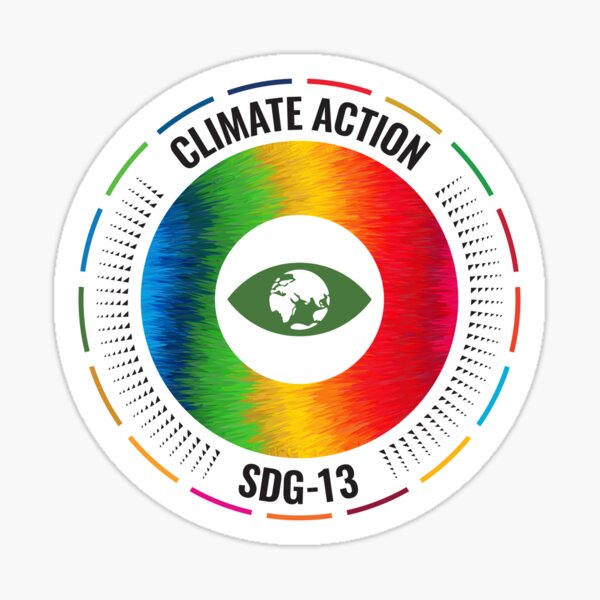 "Global Goal 13 Climate Action SDGs 2030" Sticker for Sale by ...