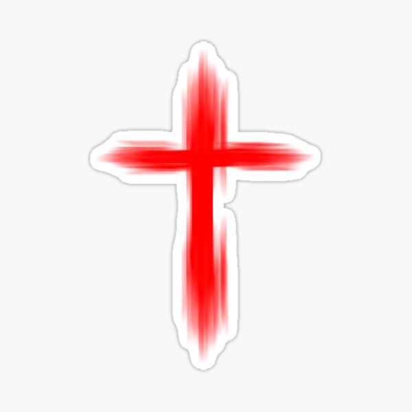 "RED CROSS" Sticker for Sale by DCdesign | Redbubble