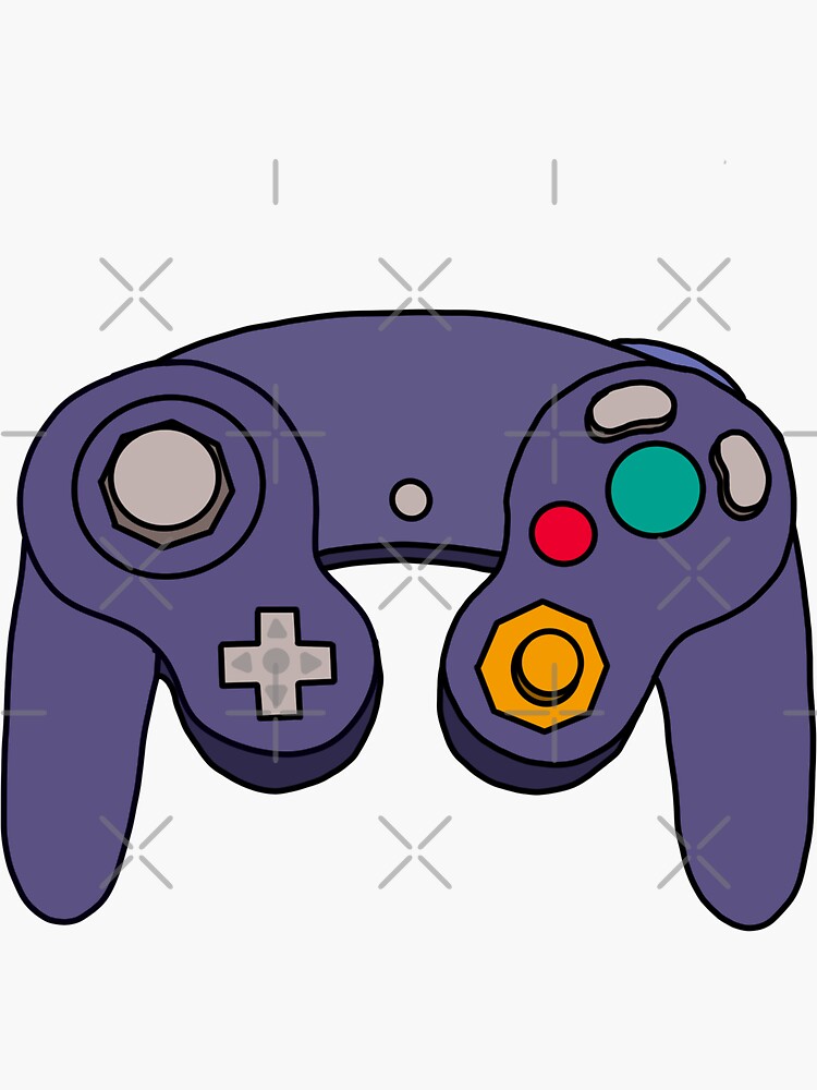 "Gamecube Controller" Sticker for Sale by paradoodle | Redbubble