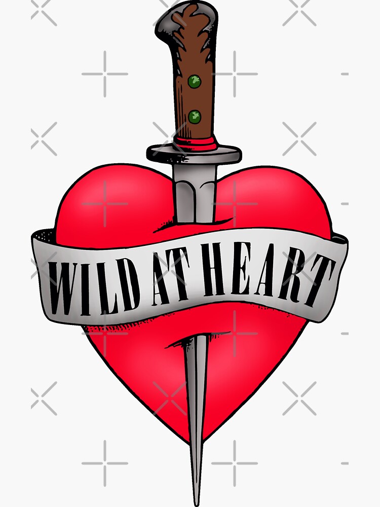 "Wild at Heart" Sticker for Sale by DCdesign | Redbubble
