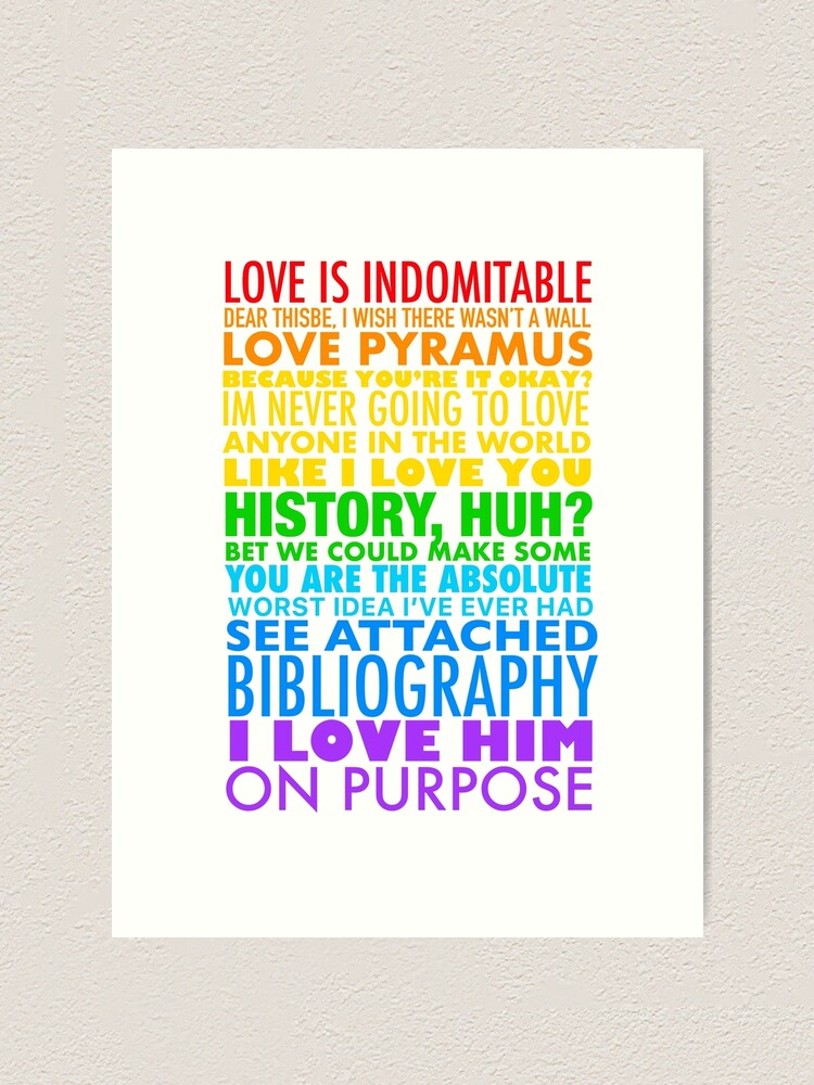 "Red White and Royal Blue quotes V2 White" Art Print for Sale by ...