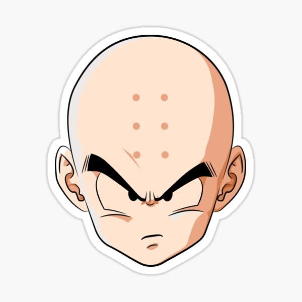 "Krillin Dragon Ball Z Character" Sticker for Sale by Moosman | Redbubble