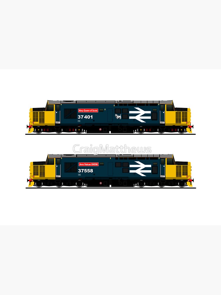 "class 37 locomotives" Sticker for Sale by CraigMatthews | Redbubble